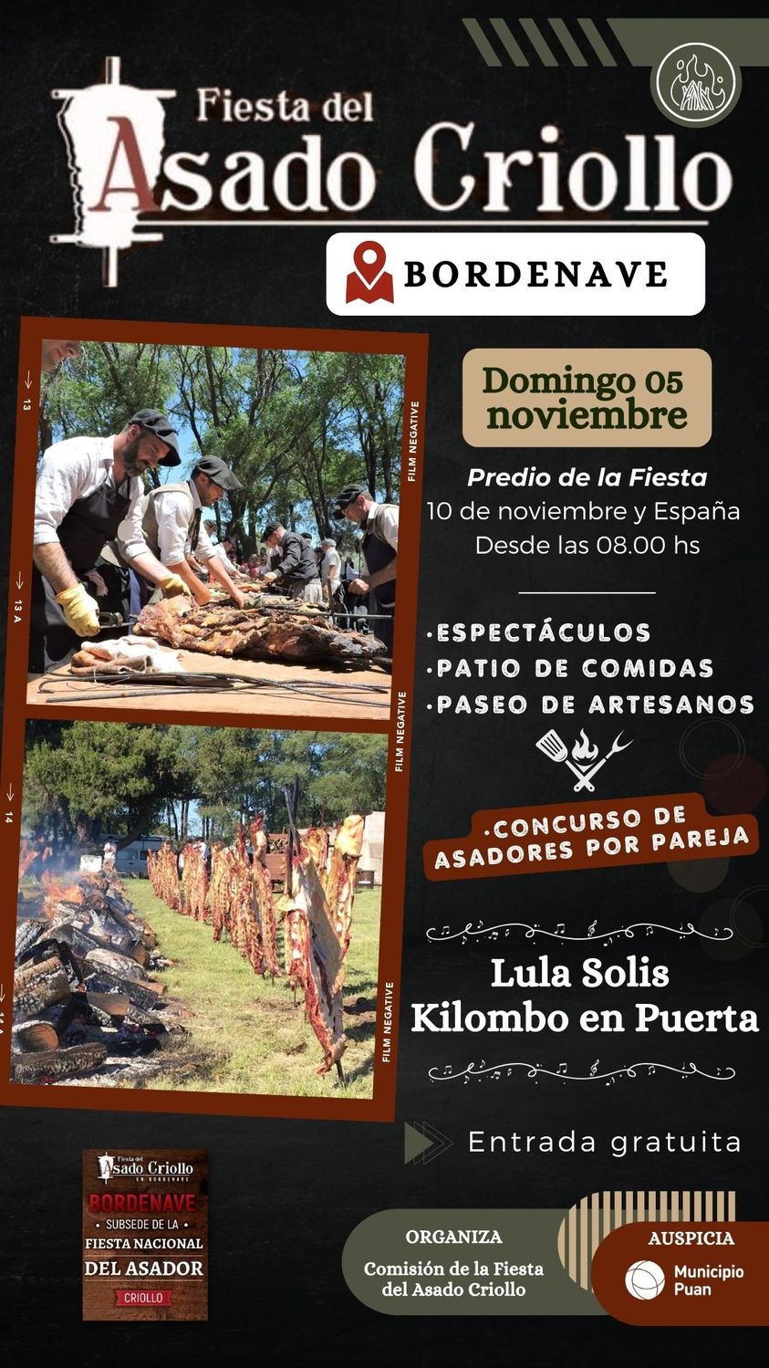 5° Fiesta del Asado Criollo en Bordenave - Opción Rural · Información ...