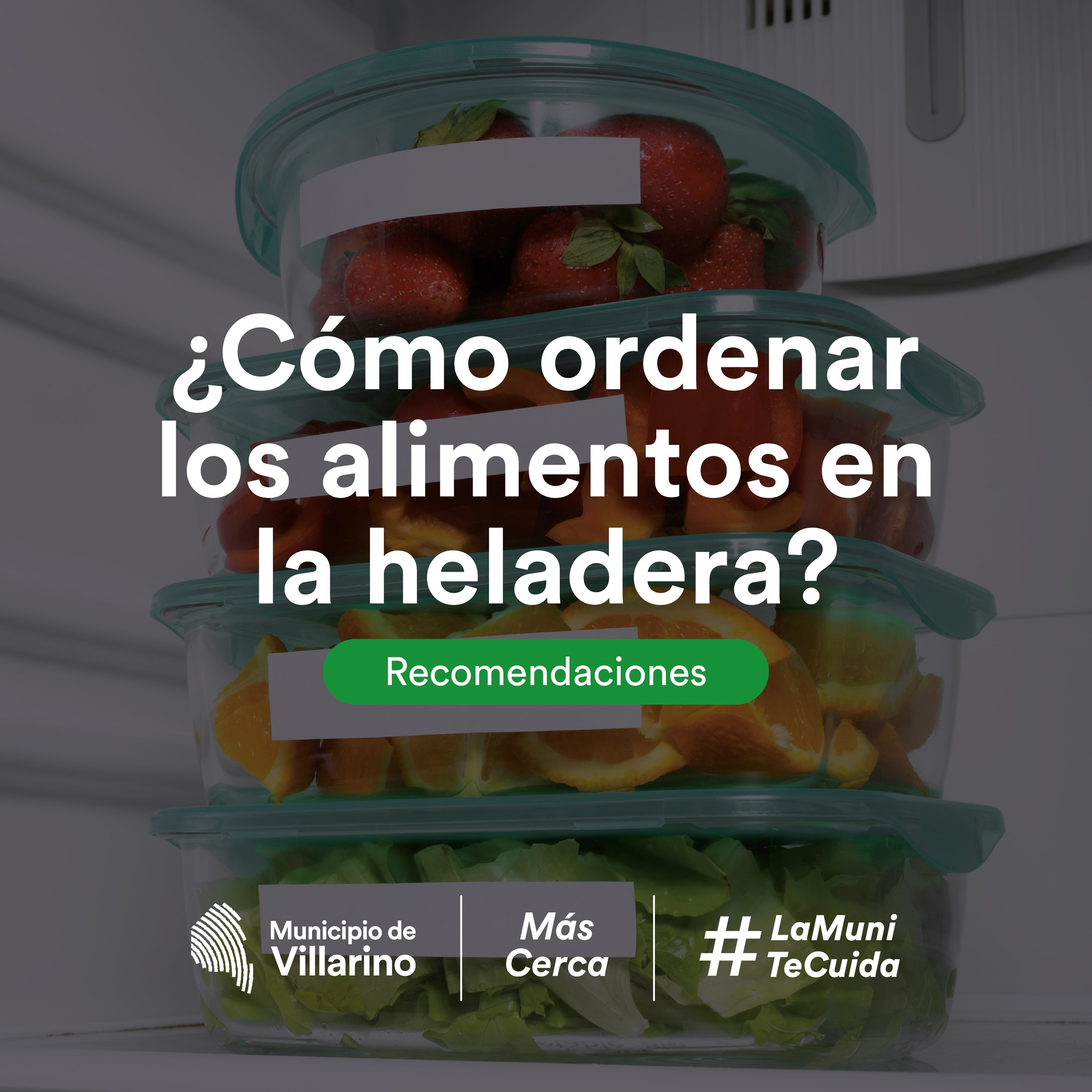 Sugerencias para ordenar y guardar alimentos de forma segura - Opción ...